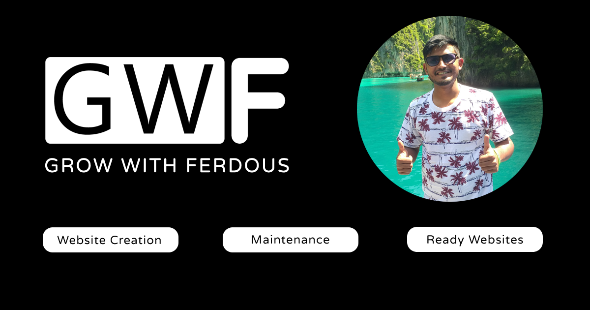 Grow with Ferdous - Website Design for Small Business